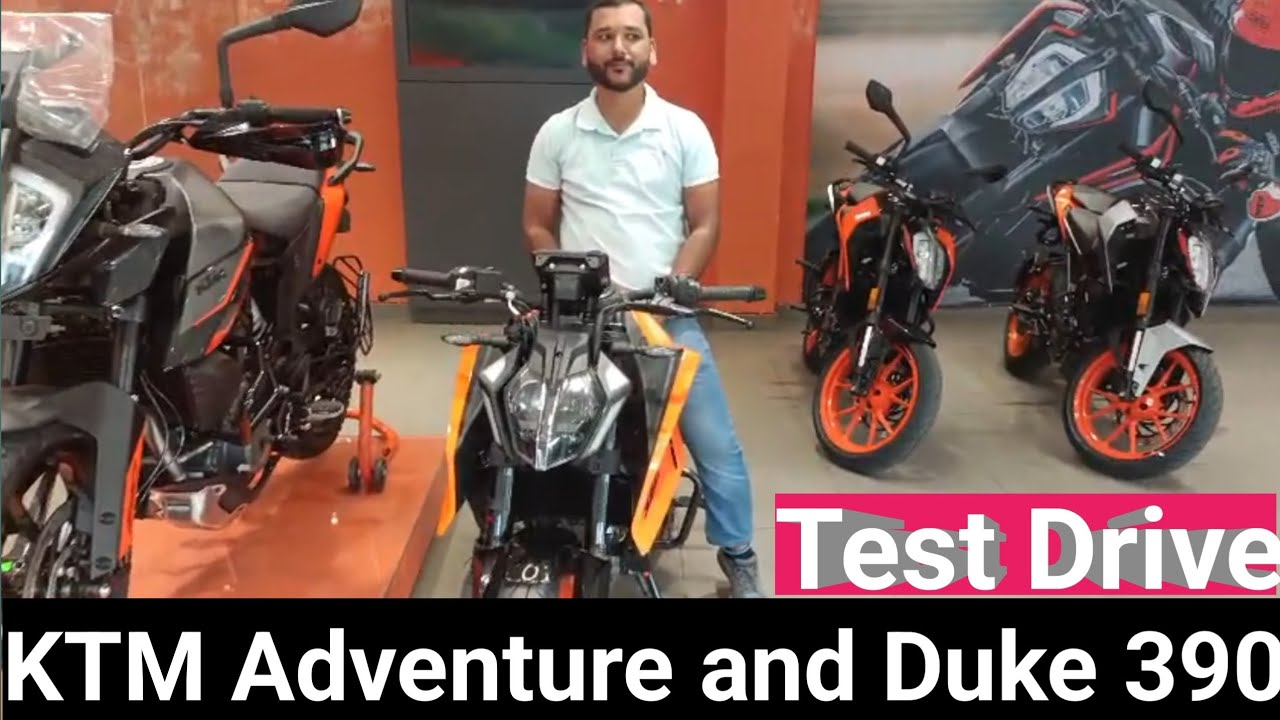 Test Drive KTM Adventure and Duke 390 - YouTube