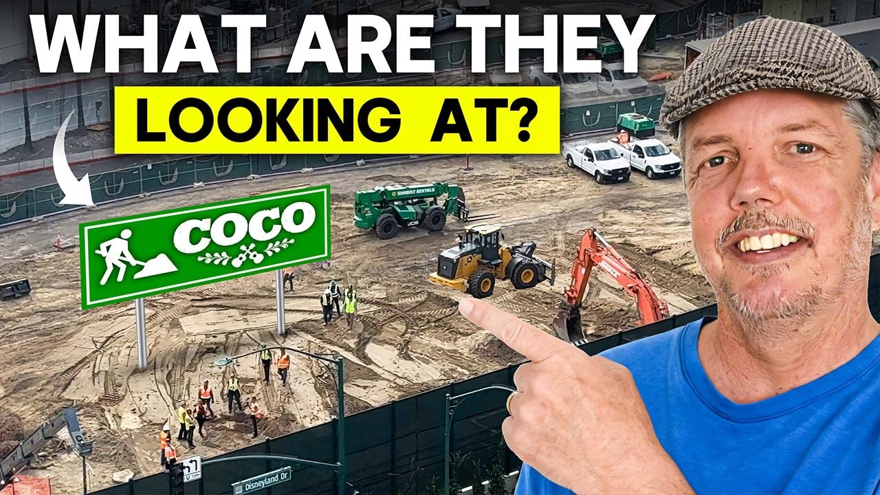 We Watched Imagineers Walk the Coco Construction Site - Disneyland ...