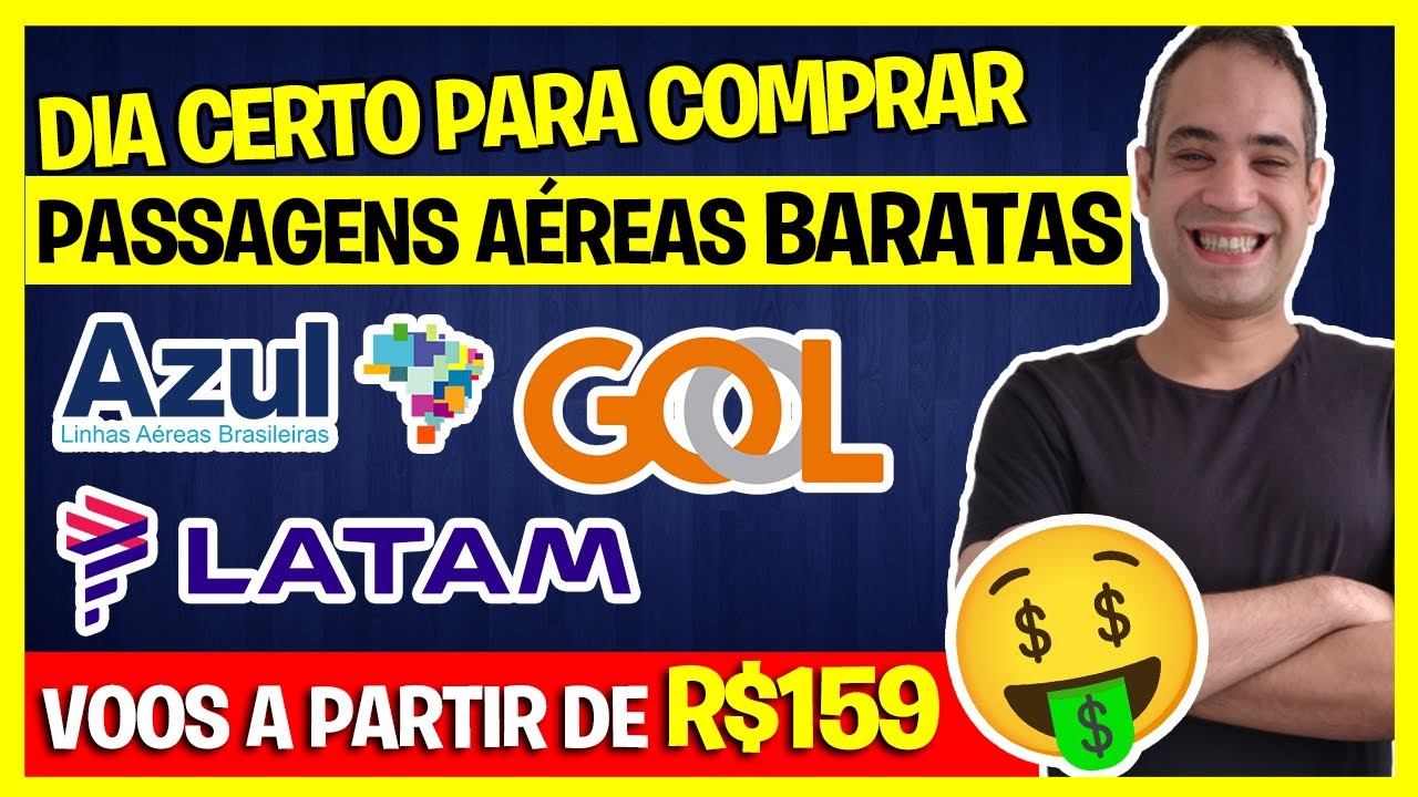 CORRE! PASSAGENS A PARTIR DE R$159! NOVA PROMOÇÃO DE PASSAGENS AÉREAS ...
