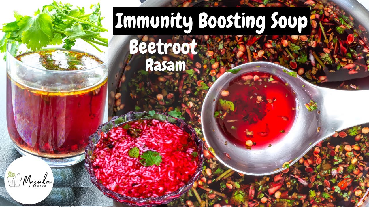 BEETROOT RASAM THE IMMUNITY BOOSTING SOUP VEG | INSTANT RASAM RECIPE ...