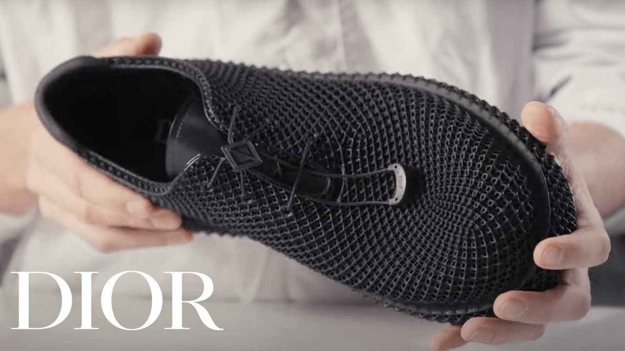 3D printing Dior Men Winter 2023 footwear - YouTube