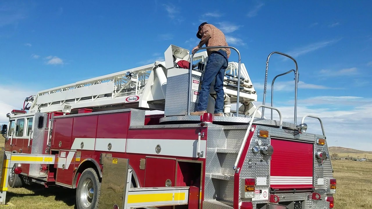 1991 Pierce Aerial - YouTube