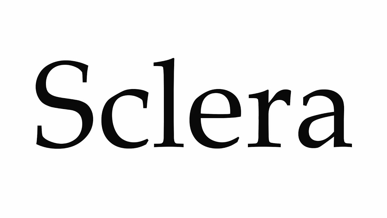 How to Pronounce Sclera - YouTube