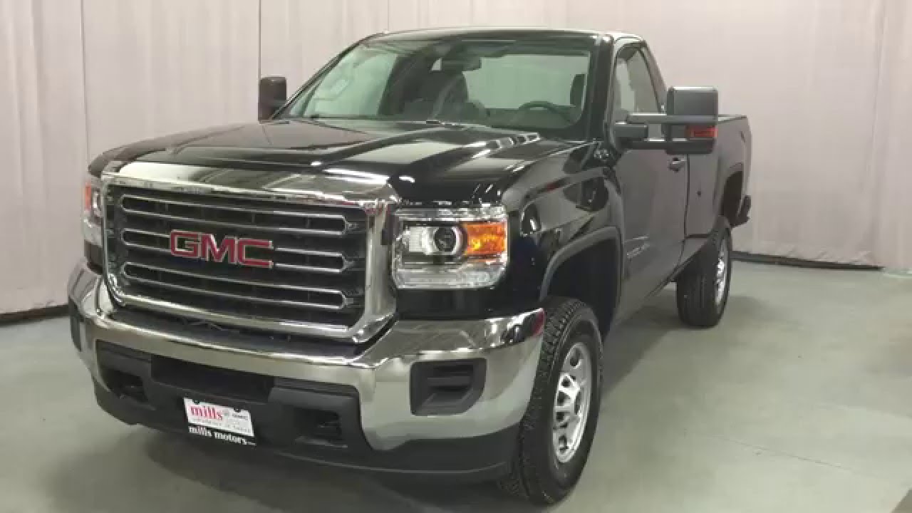 2016 GMC Sierra 2500HD Regular Cab 4WD Z85 Handling Trailering ...