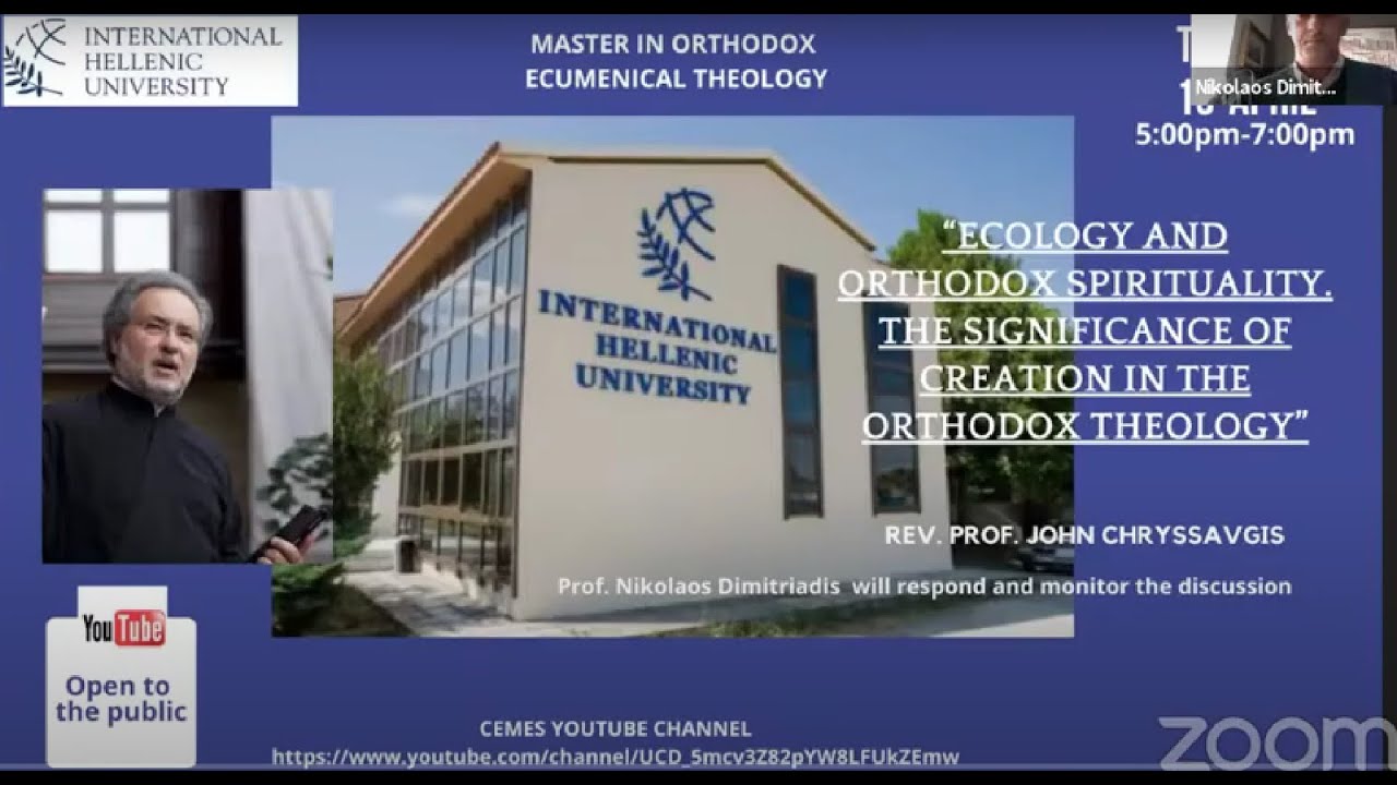 Ecology and Orthodox Spirituality. The Significance of Creation in the ...
