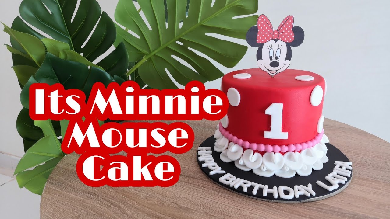 How To Make Minnie Mouse Cake | Step by Step - YouTube