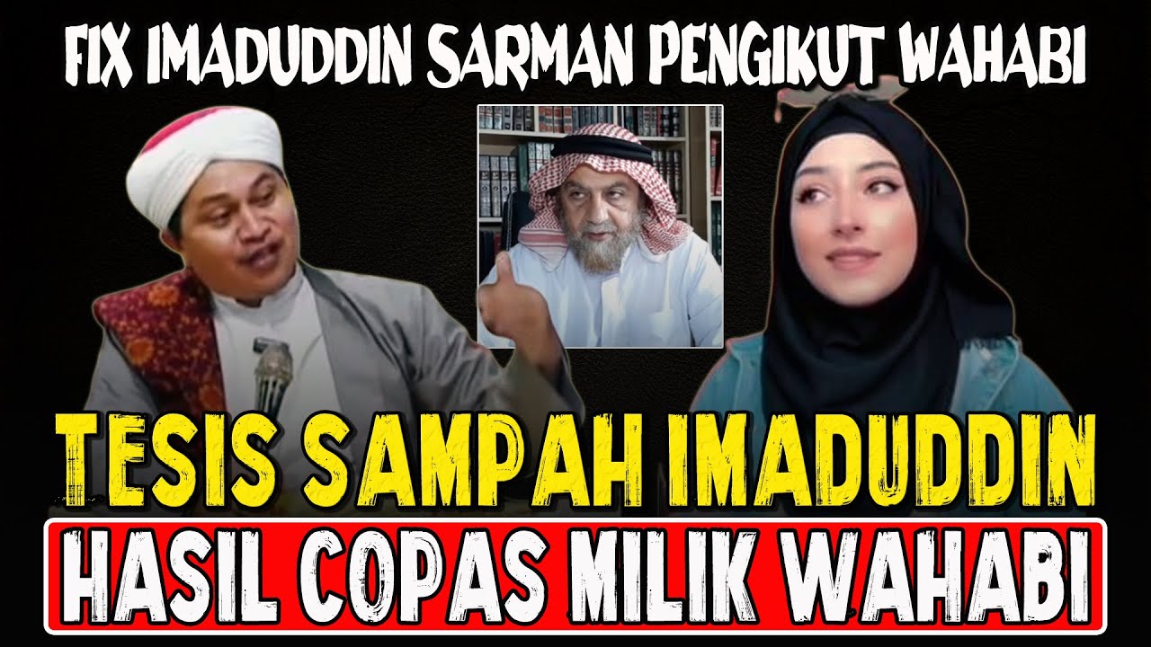 [TEGAS] DR. Hanifah: “Imaduddin Fix Pengikut Wahabi dalam Membatalkan ...