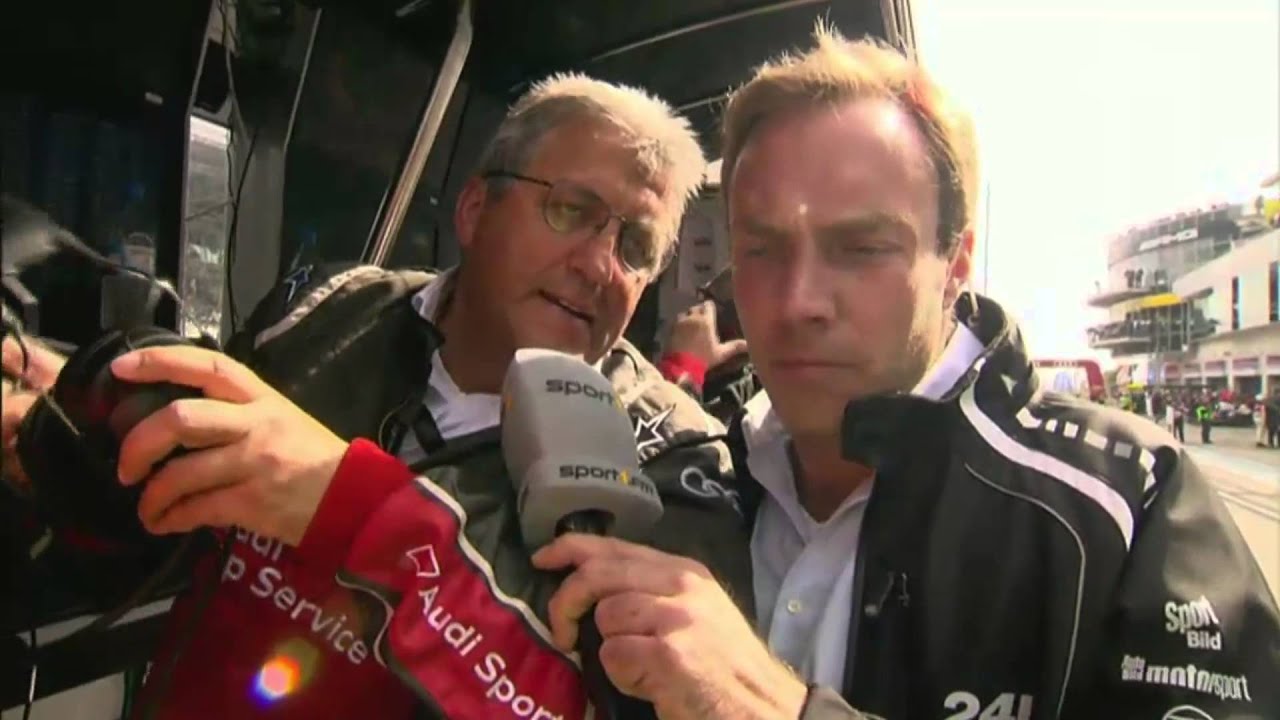 Interview Phoenix Racing Audi nach Abflug 24 Stunden Rennen 2014 ...