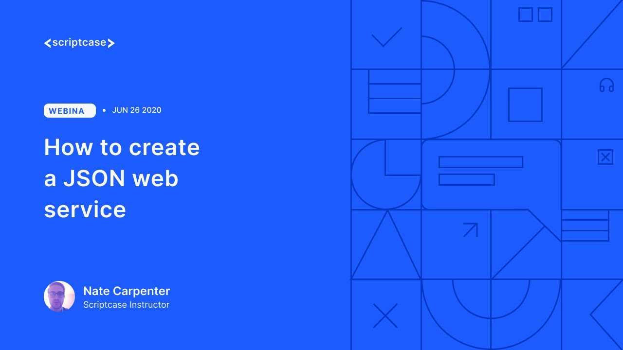 Scriptcase - How to create a JSON web service 1/2 - YouTube