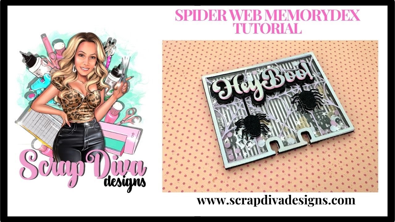 Spider Web Memorydex card Tutorial 🕷️🕷️🕷️ - YouTube