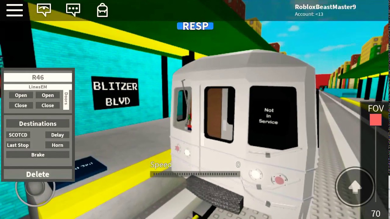 Driving an R46 & R179 C Train! (Roblox) - YouTube