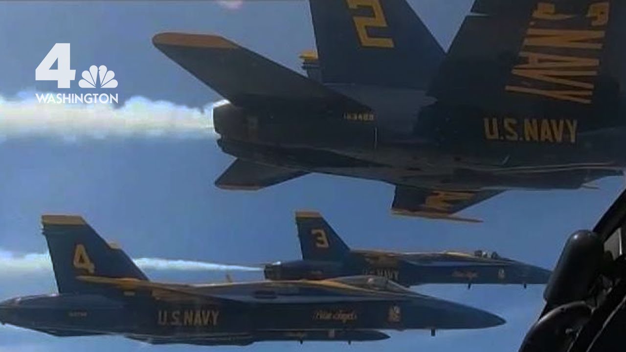 Blue Angels and Thunderbirds honor health care workers - YouTube