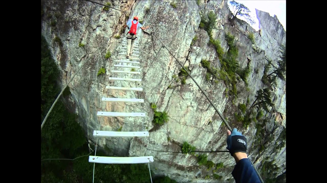 Nelson Rock Suspension Bridge - YouTube