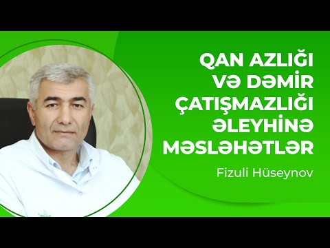 Qan Azlığı və Dəmir Çatışmazlığı Əleyhinə məsləhətlər