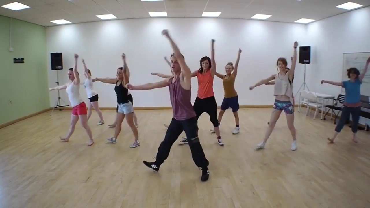 Latin Dance Aerobic Full Workout video for beginners - YouTube