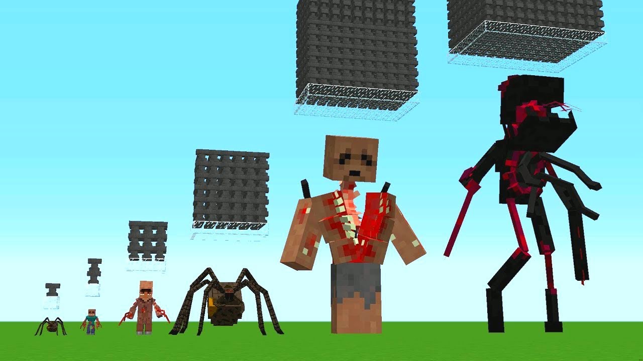 which parasite mobs will survive ? / minecraft - YouTube