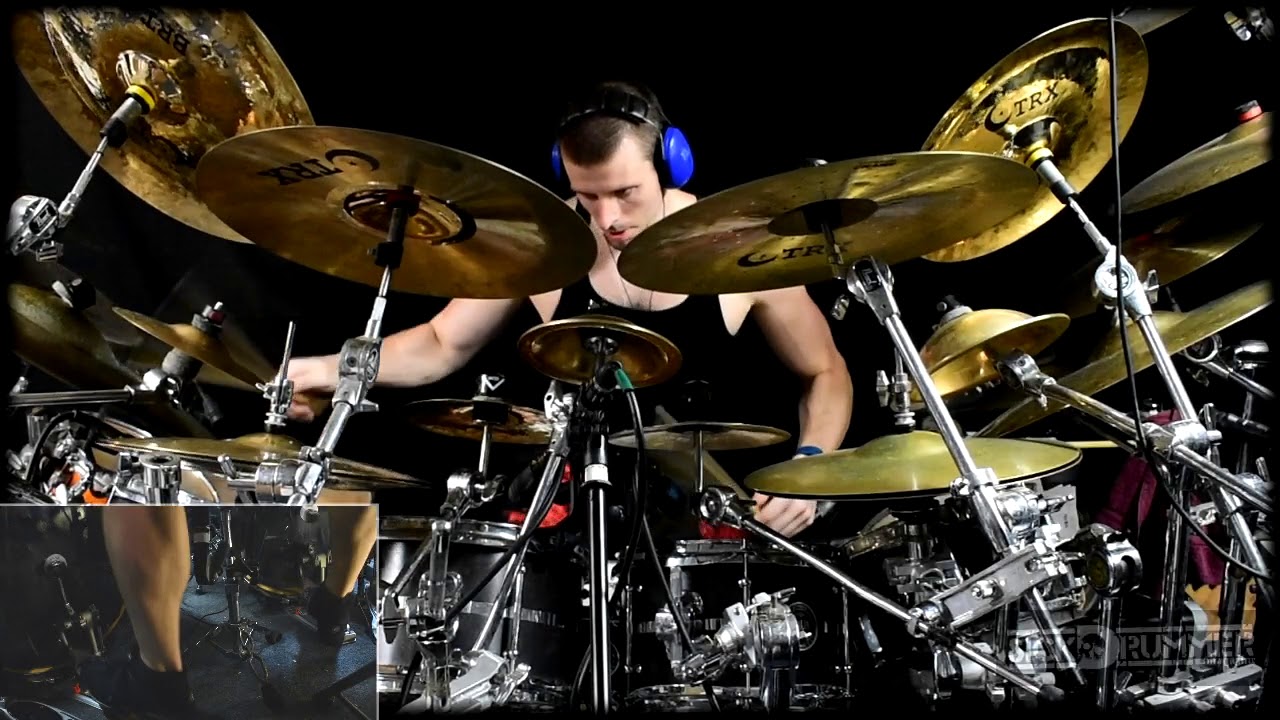Deeds of Flesh - Darren Cesca "Waters of Space" Drum Cover - YouTube