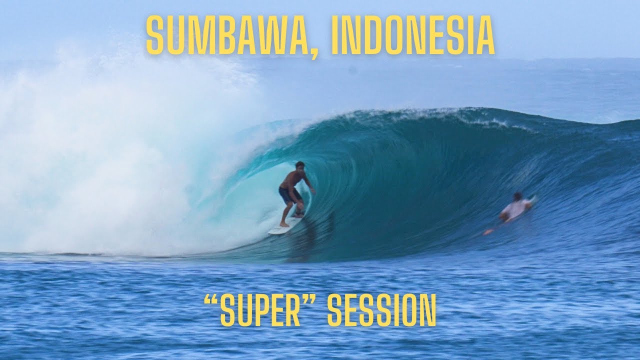 PERFECT MASSIVE SWELL AT ONE OF THE BEST WAVES IN INDO - YouTube