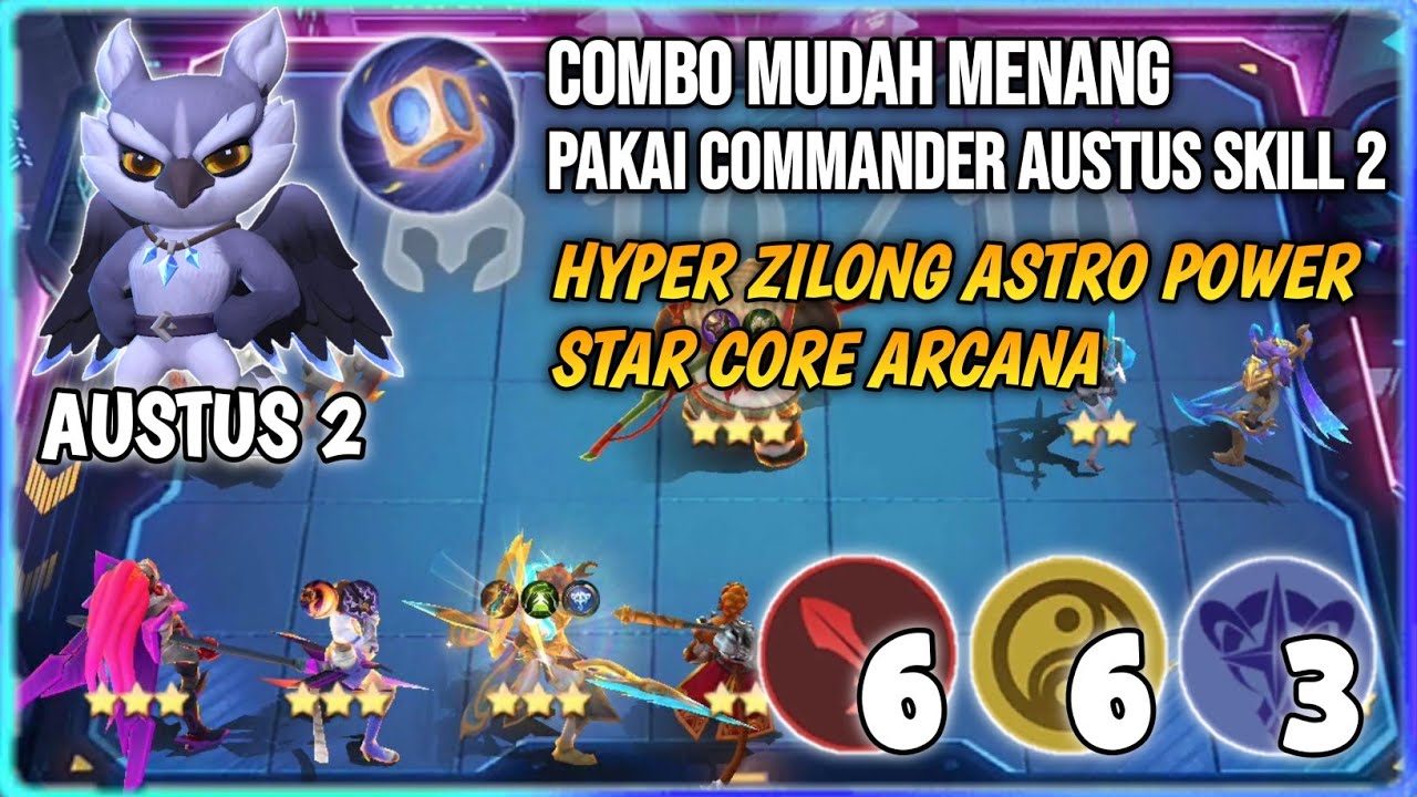 NEW GAMEPLAY AUSTUS SKILL 2 | HYPER ZILONG ASTRO POWER STAR CORE ARCANA ...