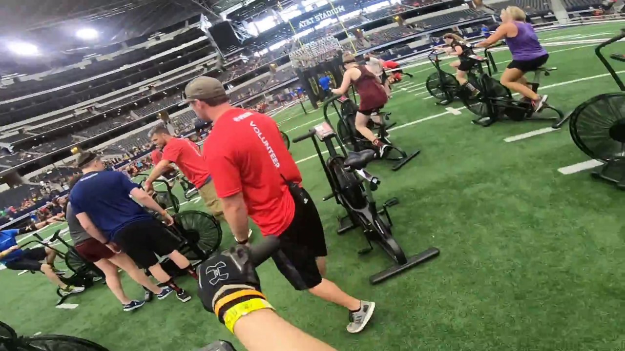 AT&T Stadium - Spartan Race Sprint - 2018 - A-Frame, Assault Bike ...
