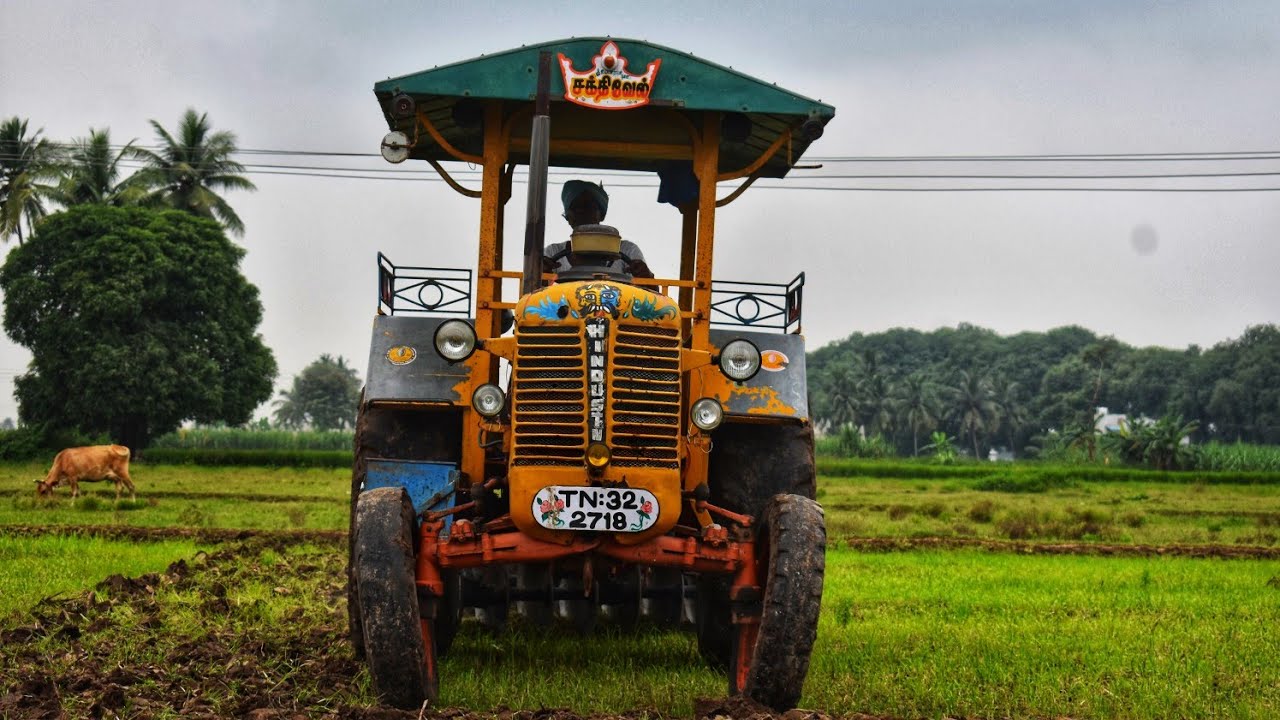 Hindustan H50 Tractor Power|The Legend Tractor|Disc Plough on field ...