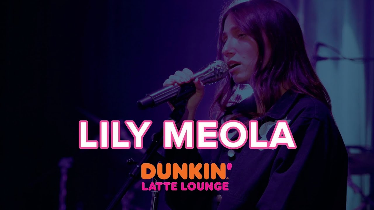 Lily Meola Performs At The Dunkin Latte Lounge! - YouTube