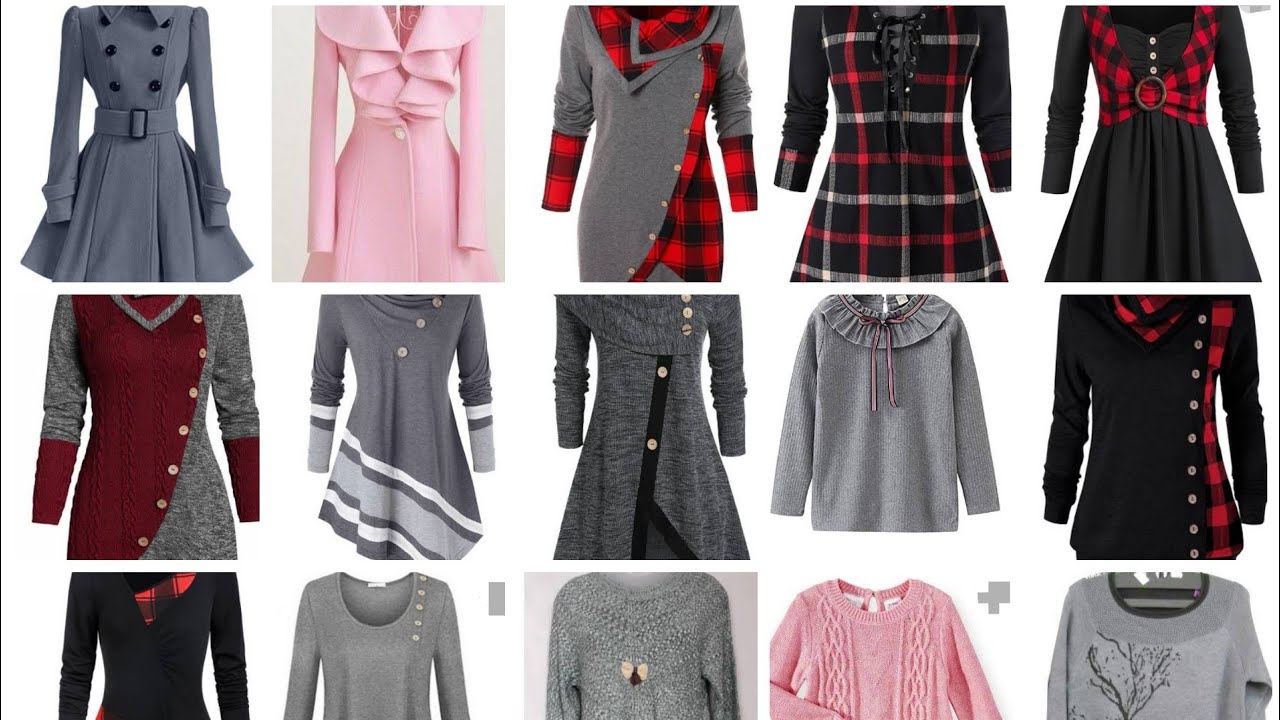 mashup designs of winter collection for girls - YouTube