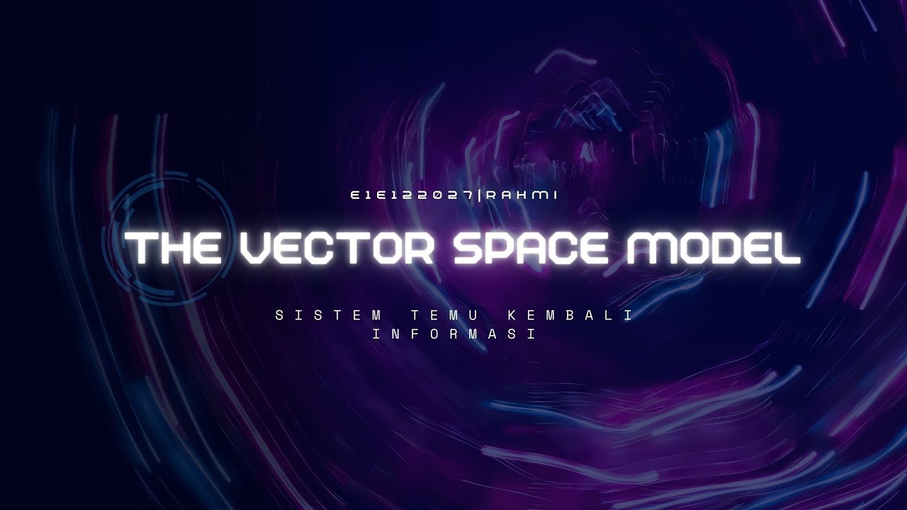 The Vector Space Model - YouTube