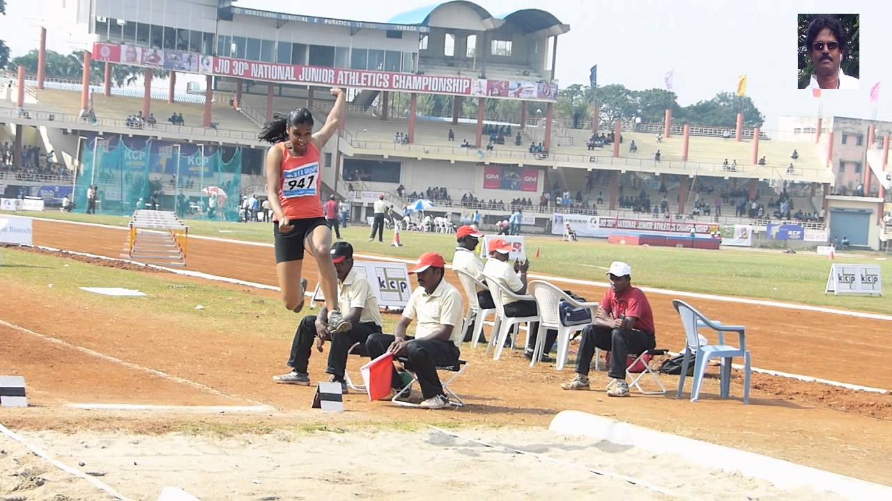 JUNIOR WOMEN'S LONG JUMP FINAL. 30th NATIONAL JUNIOR ATHLETICS ...