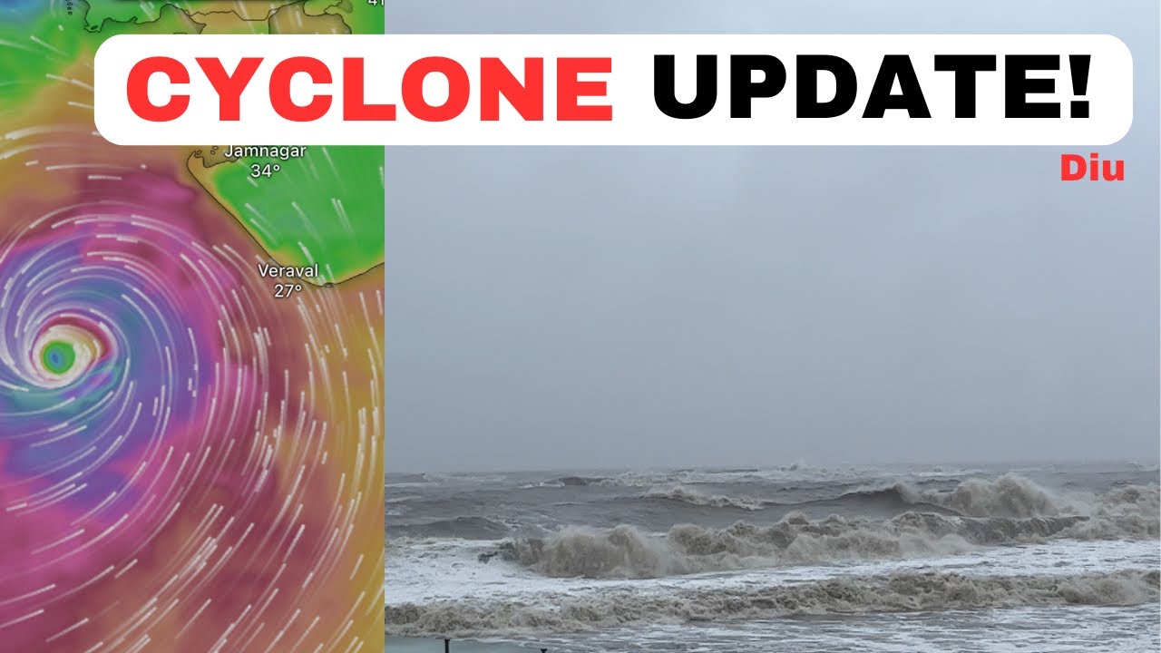 Diu ma Cyclone ‘Biporjoy’ Update. #news #shakilkashmani # ...