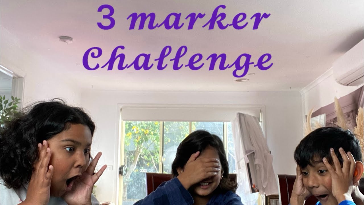 Three marker challenge - YouTube
