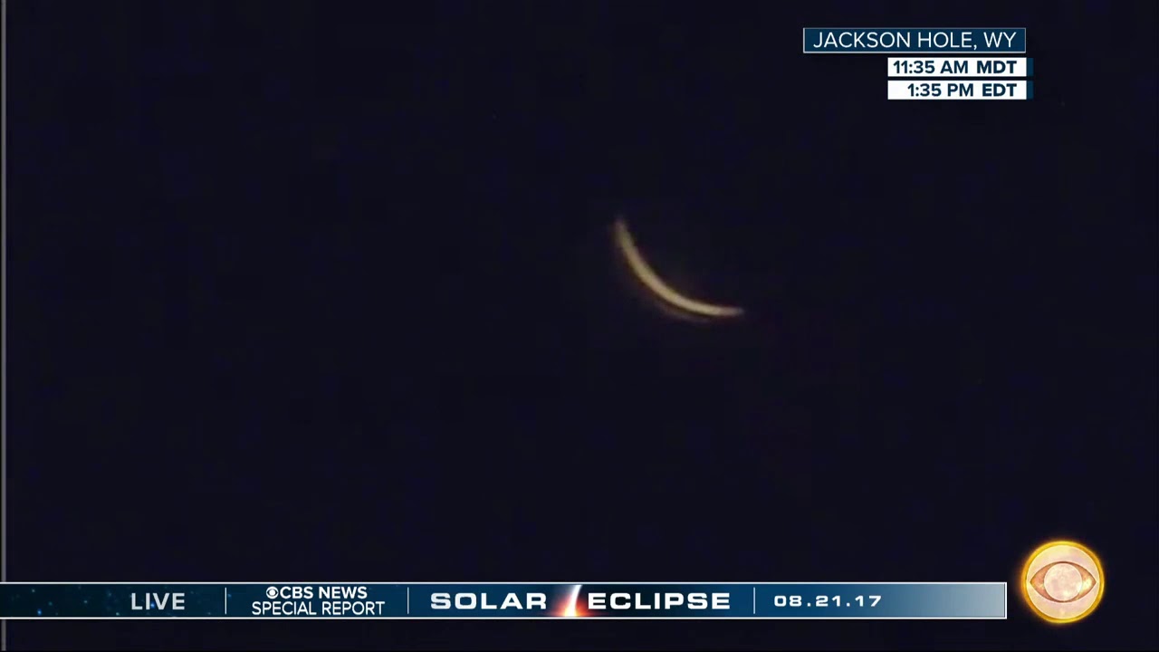 Mesmerized CBS reporter goes quiet as total eclipse happens in Wyoming ...