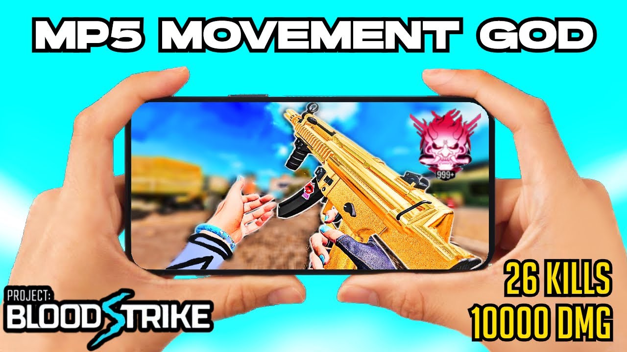 MOVEMENT GOD + MP5 BLOOD STRIKE 25 Kills 10000 Damage ULTRA REALISTIC GRAPHICS Pro Handcam ...