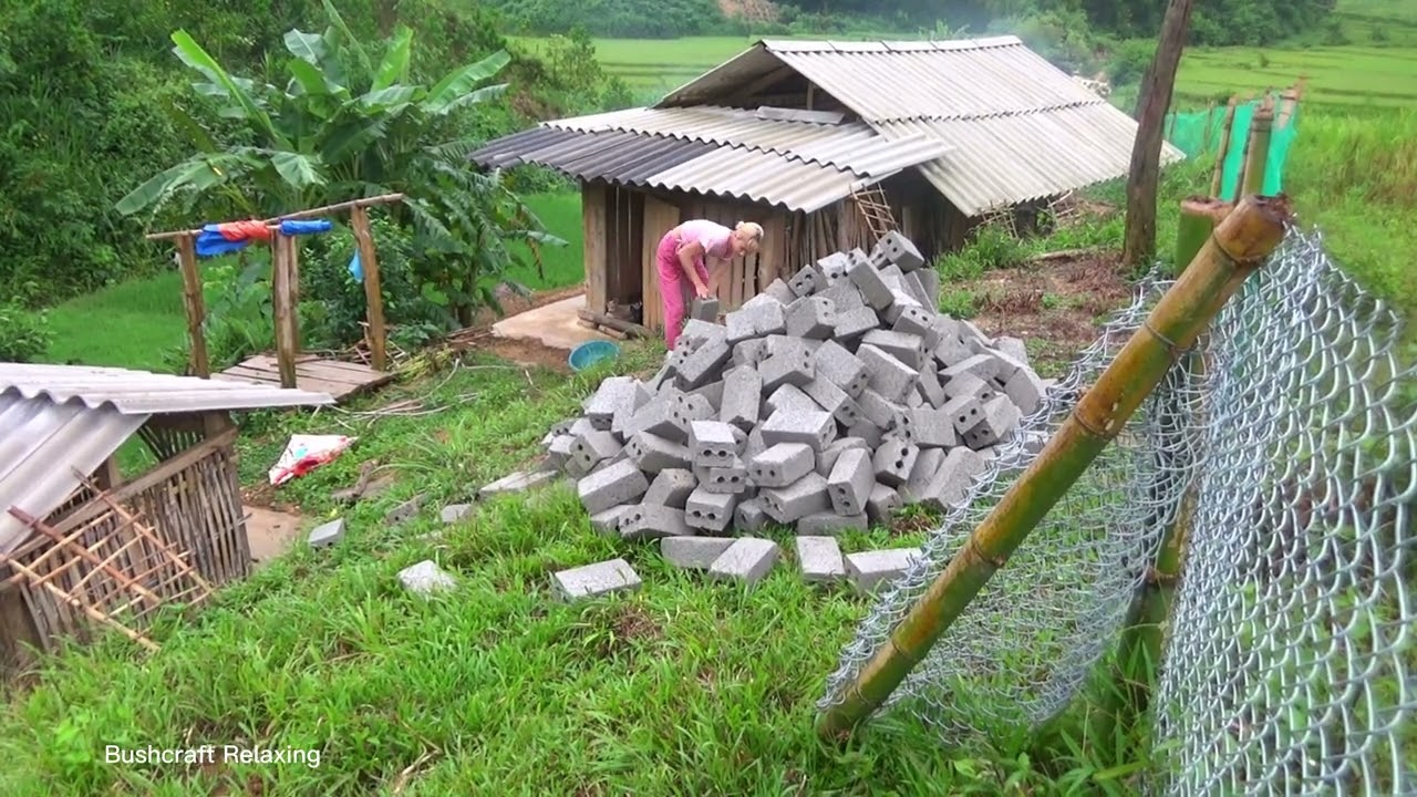 transportation of construction materials, daily life in the farm ...