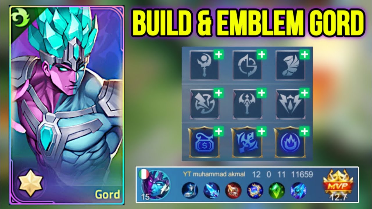 Gord God Mode NonStop Passive | Gord Best Build 2023 Top 1 Global ...
