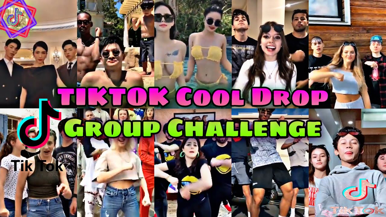 TIKTOK Cool Drop Challenge | Group Challenge - YouTube
