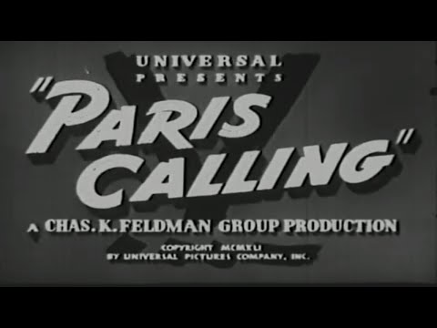 Paris Calling (1941) Full Length War Drama Movie Starring Randolph ...