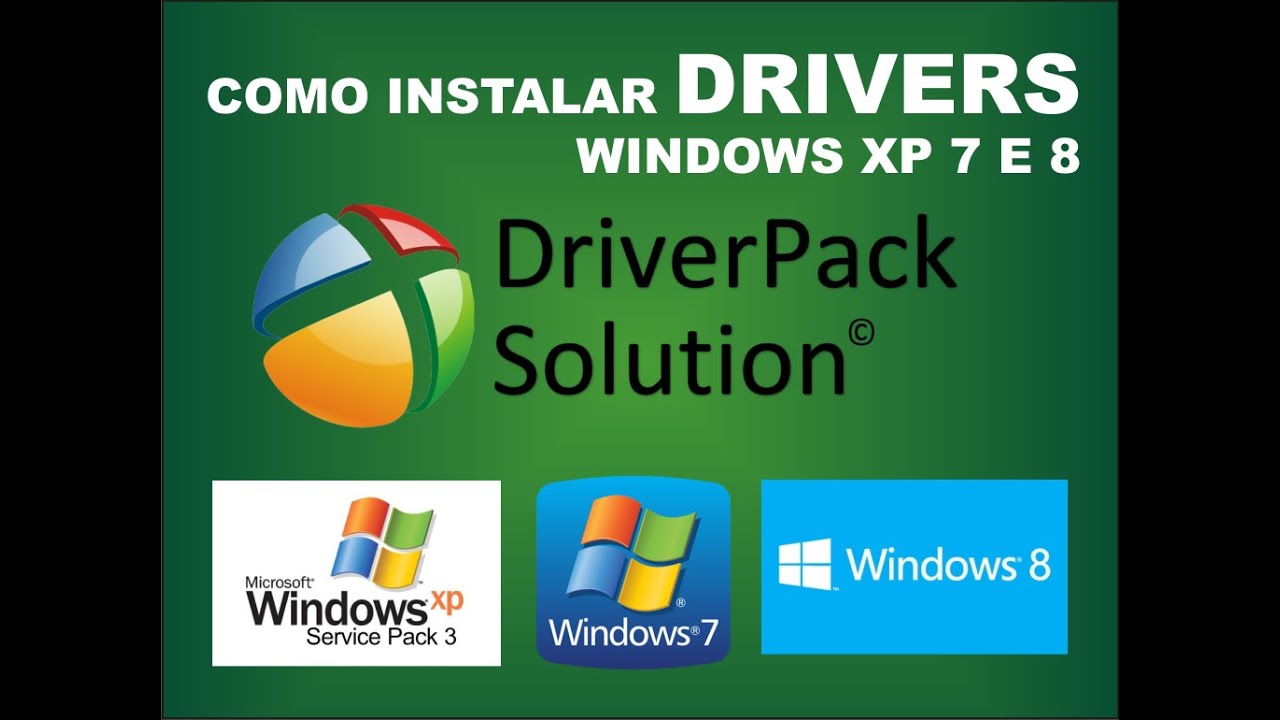 Como Instalar Drivers do Windows usando o DriverPack Solution - YouTube