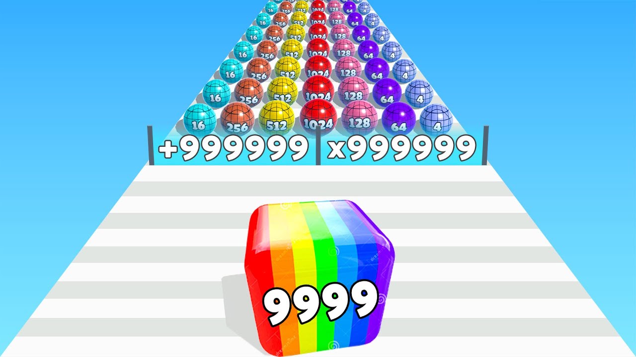 Playing 123 Canvas Run, Merge Ball 2048, Marble Run ... TikTok Games ...