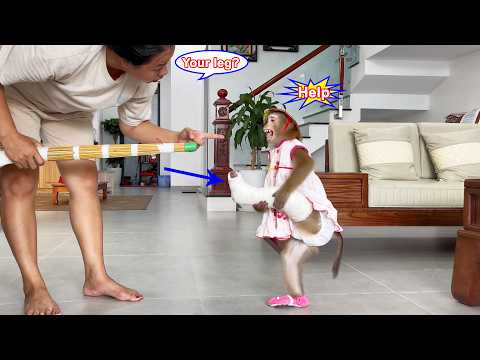 LYLY pretended to have a sore leg so her mother wouldn't scold her for coming home late from playing