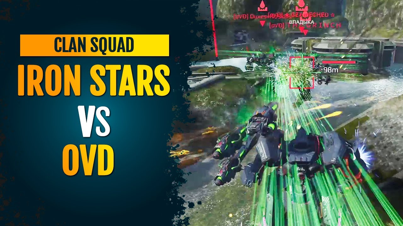 💪 Iron Stars vs OVD Clan Squad Battle : War Robots WR - YouTube