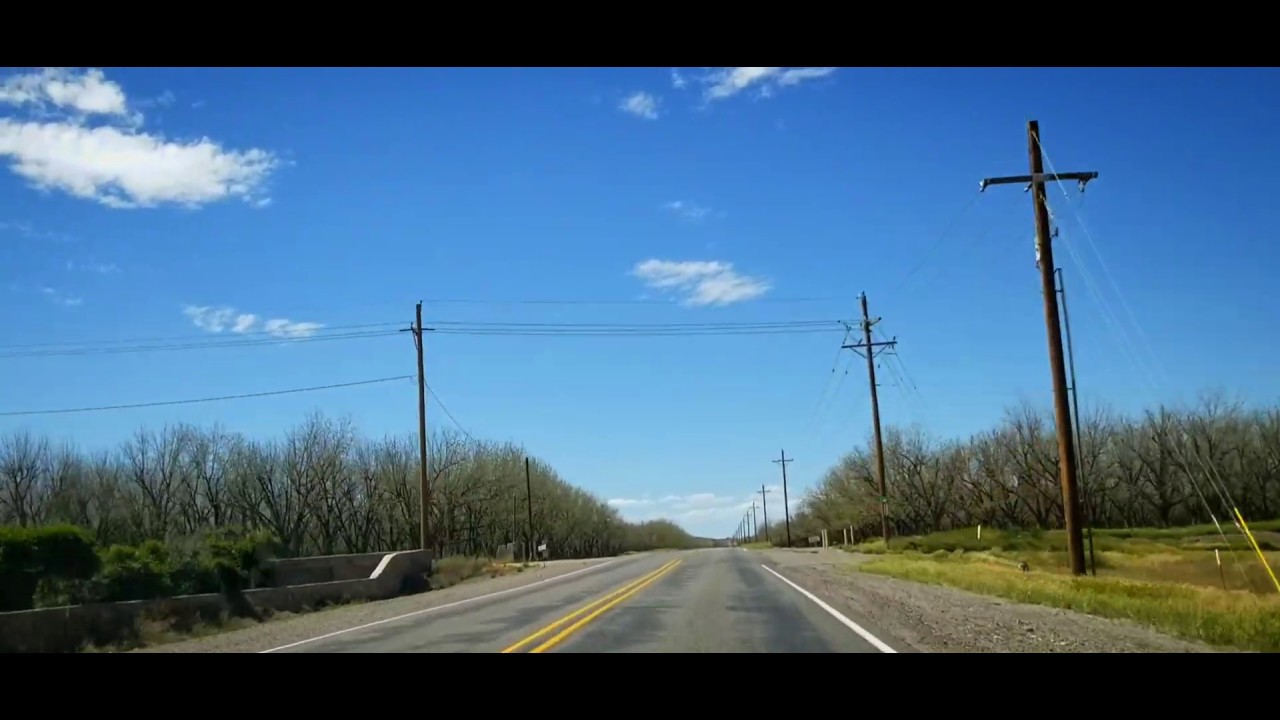 Virtual scenic drive: New Mexico Highway 185 - YouTube