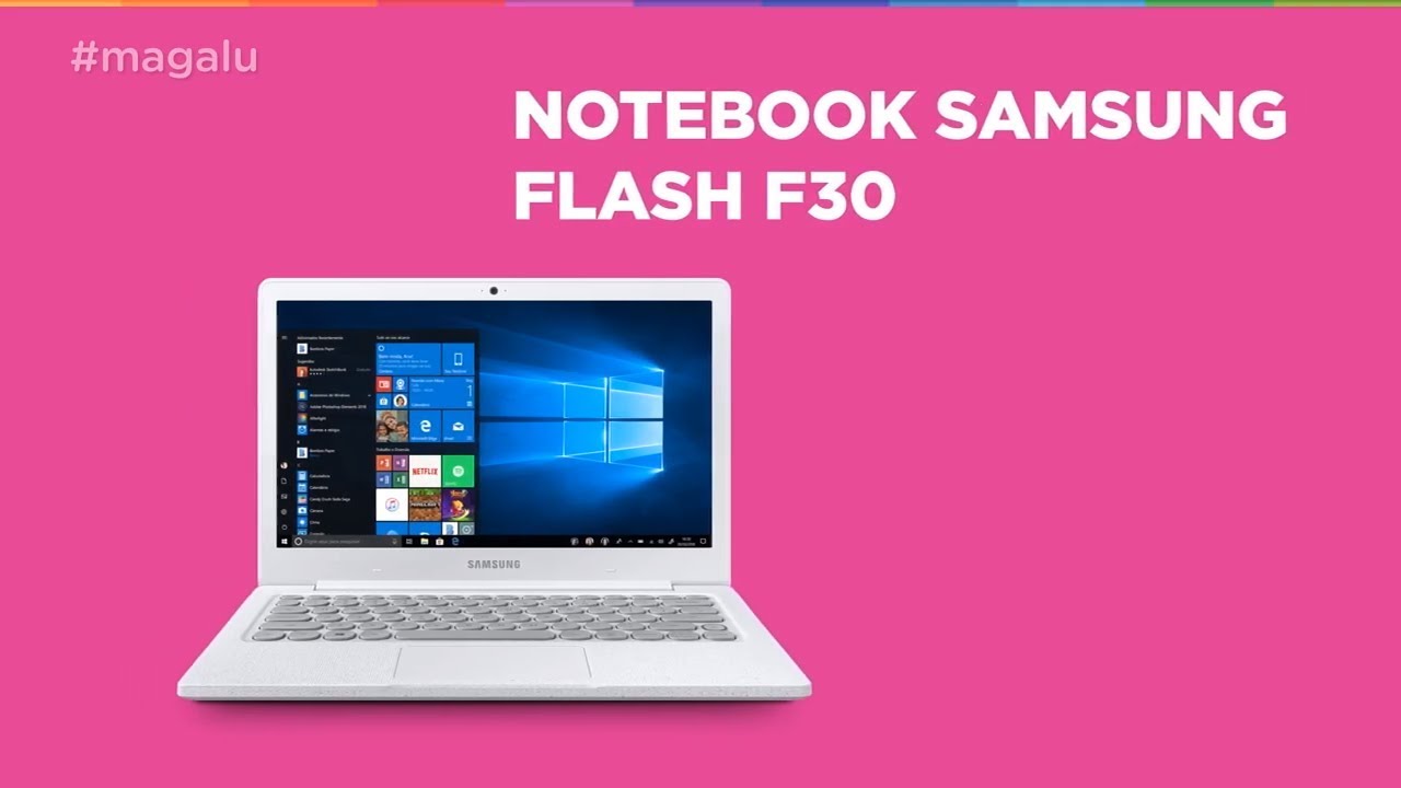 Notebook Samsung Flash F30 - YouTube