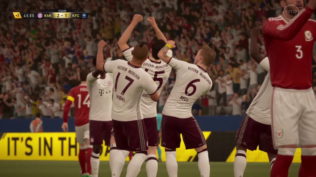 FIFA 17 FUT series 5 KhK vs BAR+RMA Stars - YouTube