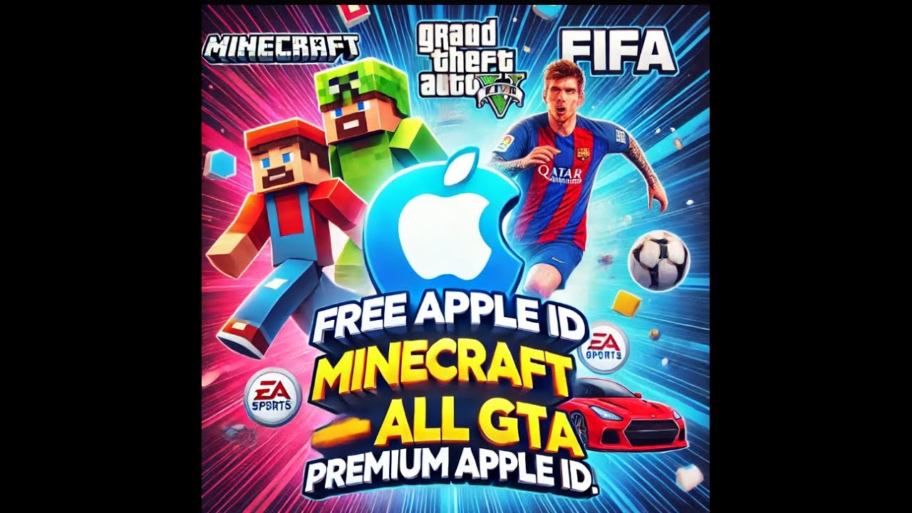 Free Apple ID | Minecraft | FIFA | ALL GTA | Premium Apple ID | Top ...