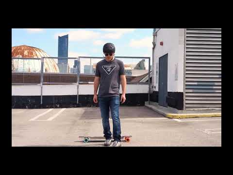 Longboard Learning Lesson 1 How to: stand on the board (properly) - YouTube