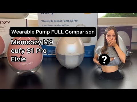 Momcozy M9, Eufy S1 Pro, Elvie, Which Wearable Breast Pump Is Best for Working Moms? | FULL Review