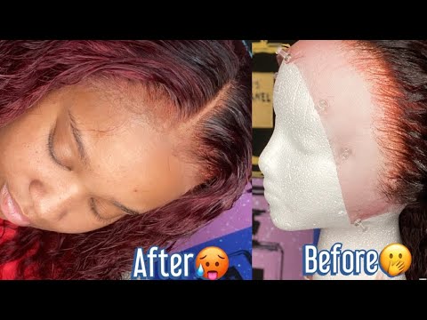 How to Customize/Plucking/Bleaching Wig Tutorial ! For Beginners! - YouTube