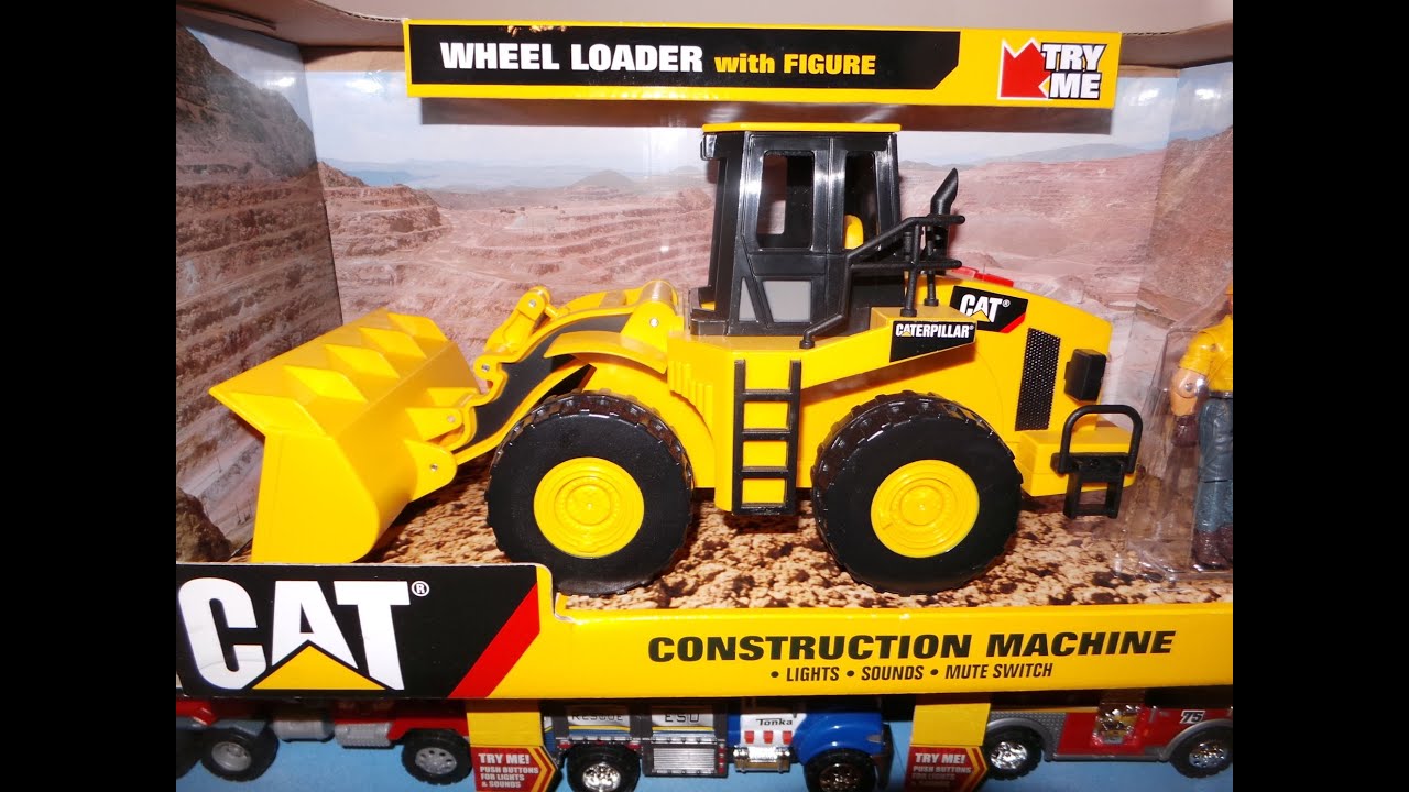 Cat Toy Construction Machine Overview With Sounds - YouTube
