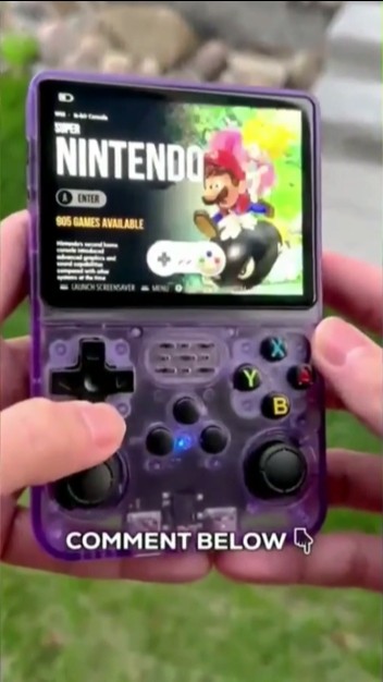 Consola de Juegos Portátil Retro #temu - YouTube